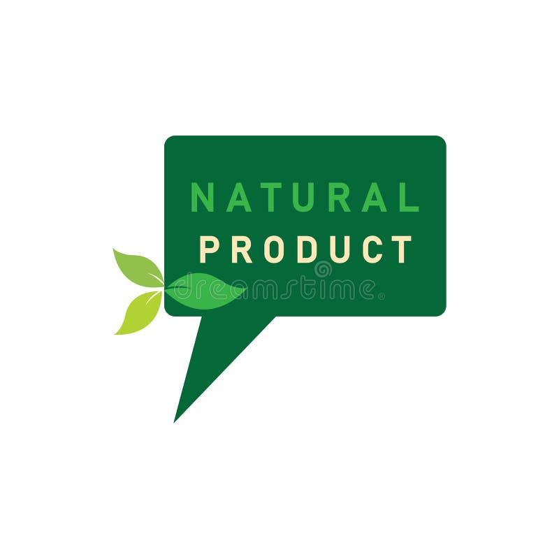 Natural Product Logo and Symbol Stock Illustration - Illustration of ...