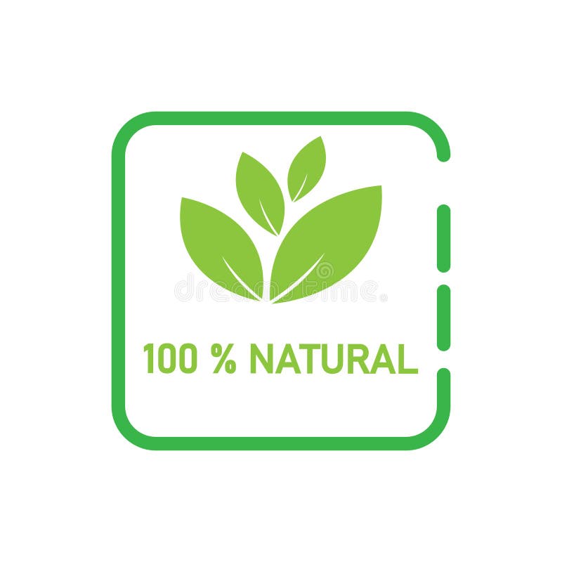 Natural Product Logo and Symbol Stock Illustration - Illustration of ...
