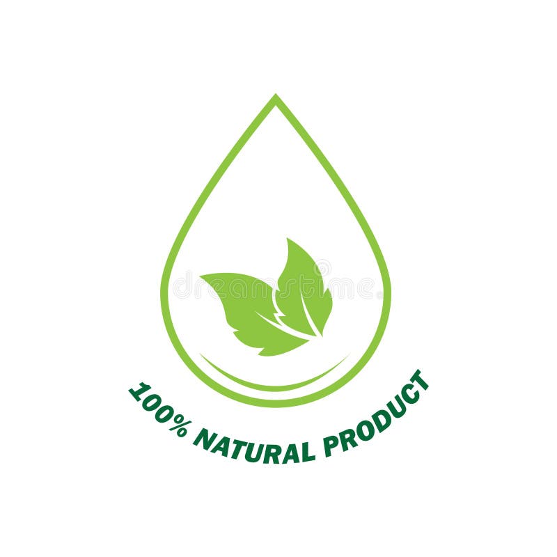 Natural Product Logo and Symbol Stock Illustration - Illustration of ...