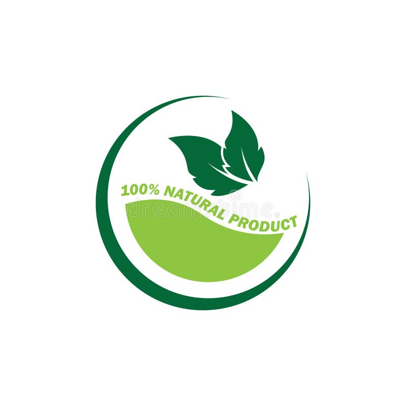 Natural Product Logo and Symbol Stock Illustration - Illustration of ...