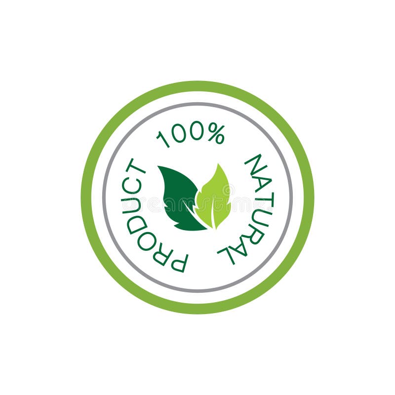 Natural Product Logo and Symbol Stock Illustration - Illustration of ...