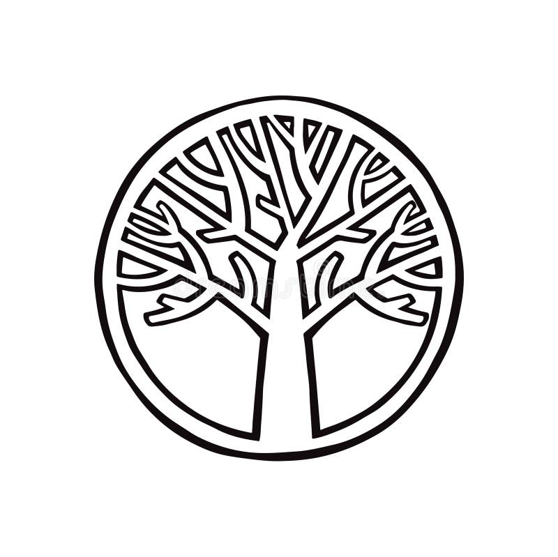 Natural Product Sign of Natural Origin Line Vector Hand Drawn ...