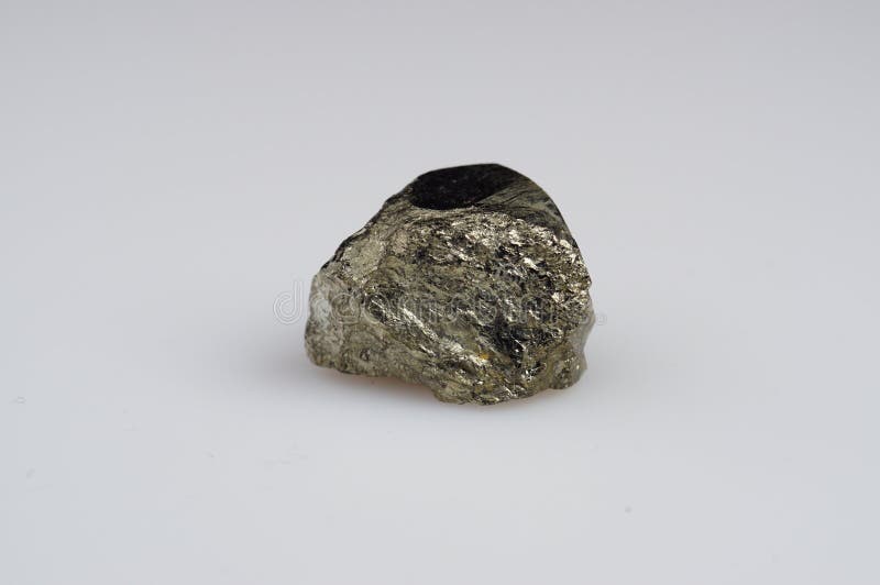 Natural Pyrite Gemstone Showcasing Its Unique Metallic Luster and Form ...