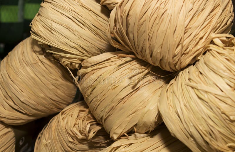Natural raffia stock photo. Image of green, white, string - 49417896