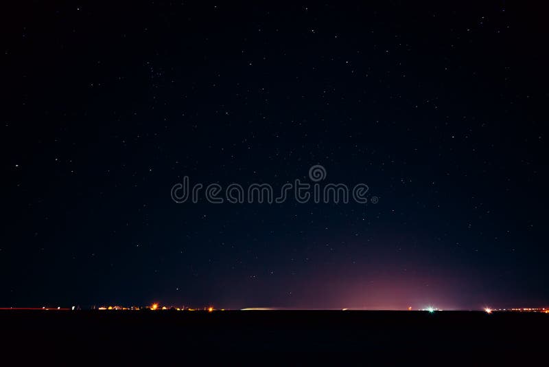 Natural Real Night Sky Stars Background Texture Stock Photo - Image of ...