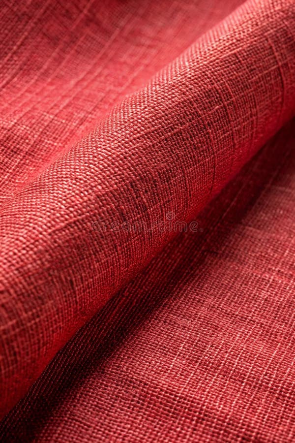Natural Red Fabric Texture in Light Red Color Stock Illustration ...