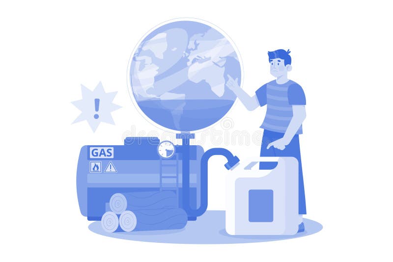 Natural Resource Depletion Planet and Canister Stock Vector ... Natural Resource Depletion Planet and Canister Stock Vector ...