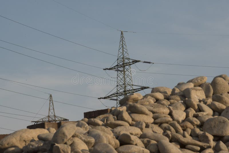 Natural Resource Sand and Gravel Stock Image - Image of production ...