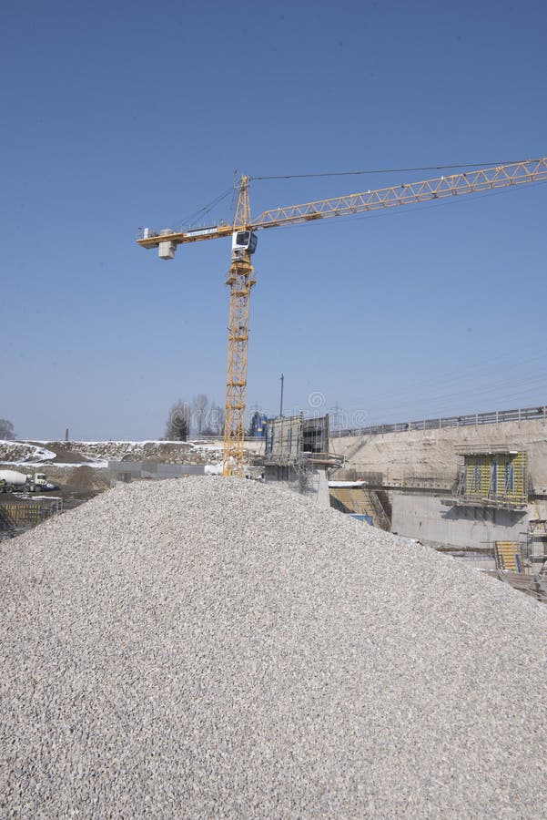 Natural Resource Sand and Gravel Stock Image - Image of engineering ...