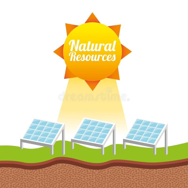 Natural resources design stock illustration. Illustration of ...