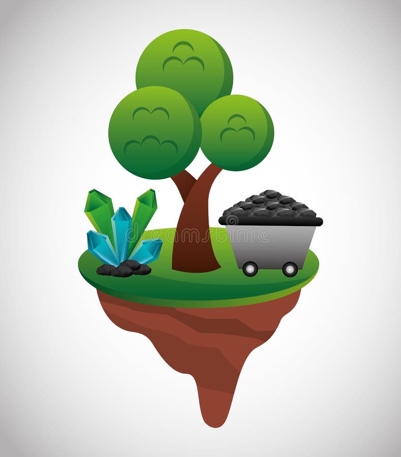 Natural resources design stock illustration. Illustration of forest ...