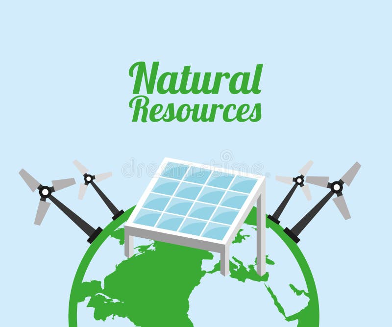 Natural resources design stock illustration. Illustration of style ...