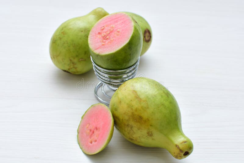Natural ripe guava fruit stock photo. Image of fruit - 176379110