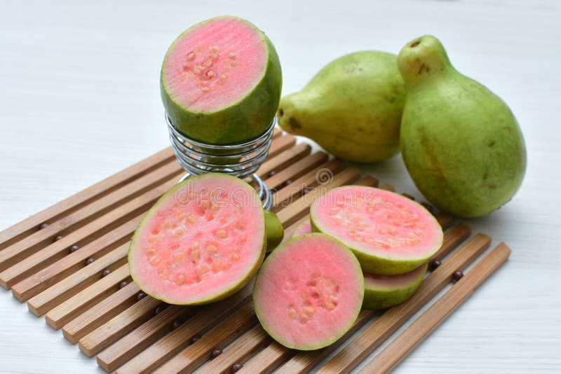 Natural ripe guava fruit stock image. Image of america - 176379151
