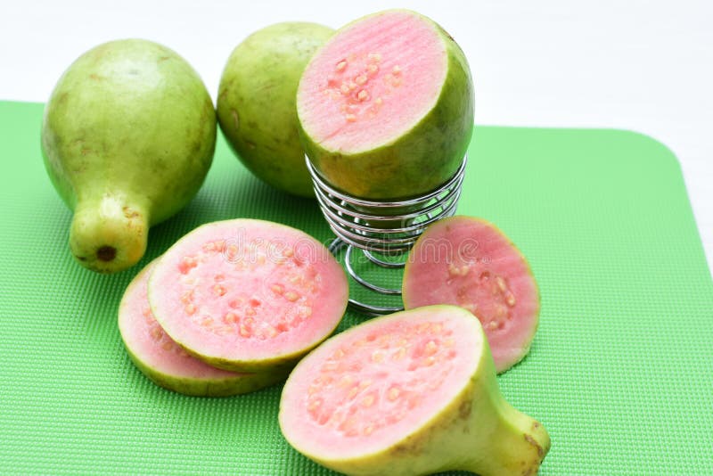 Natural ripe guava fruit stock image. Image of fresh - 176379173