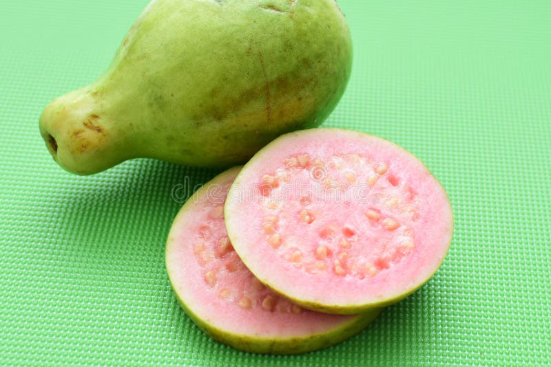 Natural ripe guava fruit stock photo. Image of organic - 176379174