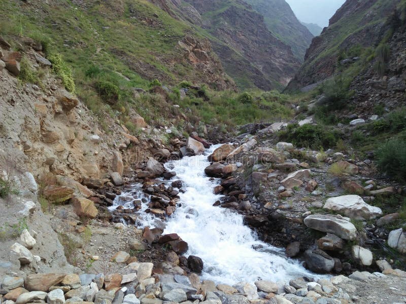 Natural River Dolpa Dunai Bajar Stock Image - Image of bajar, dolpa ...