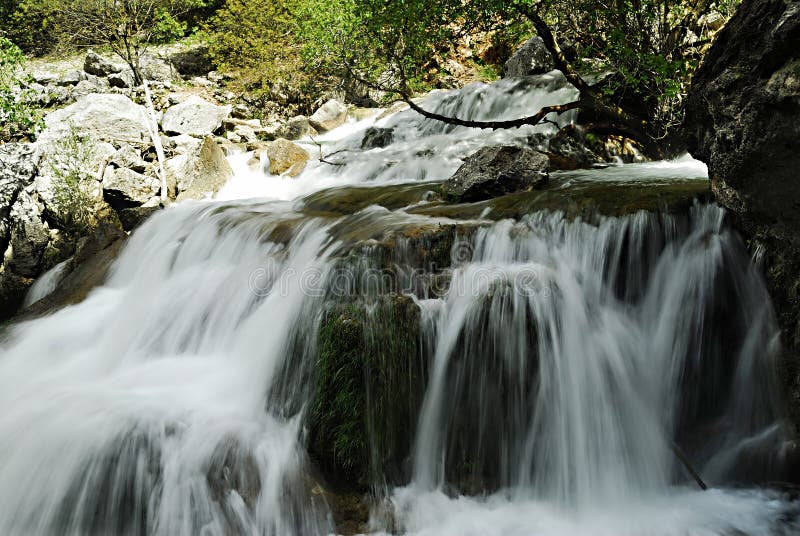 Natural River of Water that Flows Permanently. Stock Photo - Image of ...