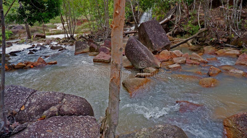 Natural Rivers Flowing from the Mountains Stock Photo - Image of ...