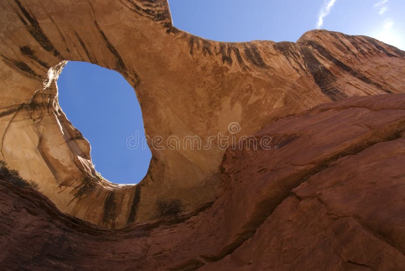 Natural Rock Arch in Canyonlands National Park Stock Photo - Image of ...