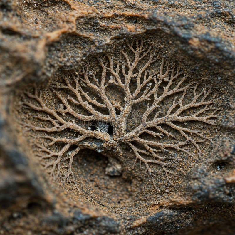 Natural Rock Formation that Looks Like a Series of Vines or Roots, with ...