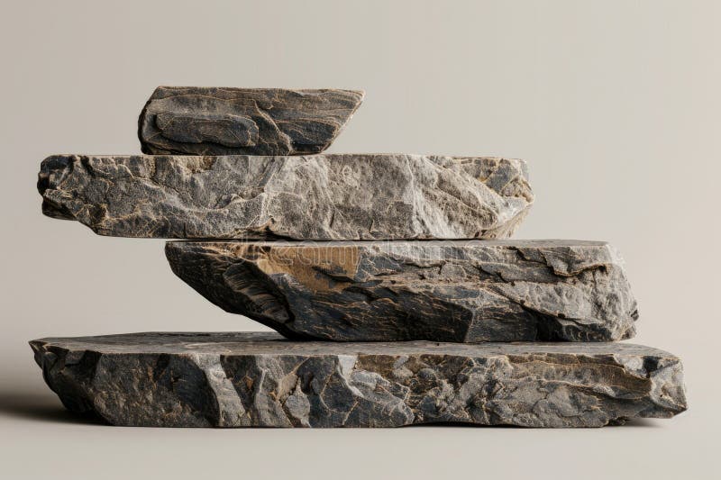 A Natural Rock Formation with Multiple Layers Stacked on Top of Each ...