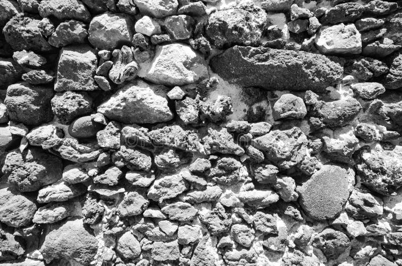 Natural Rock Texture. Black and White Stock Photo - Image of rocks ...