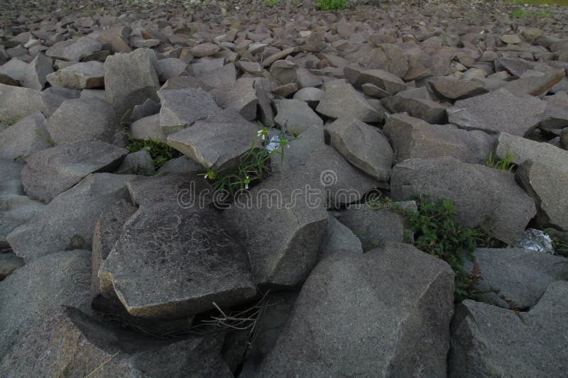 Natural rocks stock photo. Image of ruins, geology, stonewall - 382666612