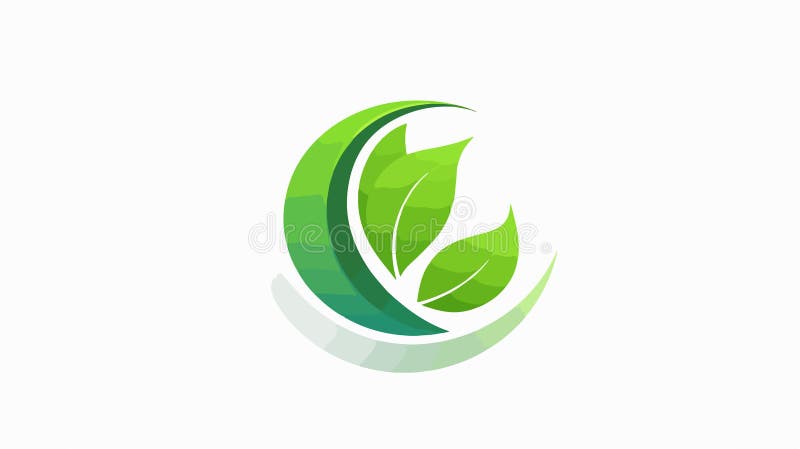 Natural Round Leaf Logo Design Vector - Green and Sustainable Branding ... Natural Round Leaf Logo Design Vector - Green and Sustainable Branding ...