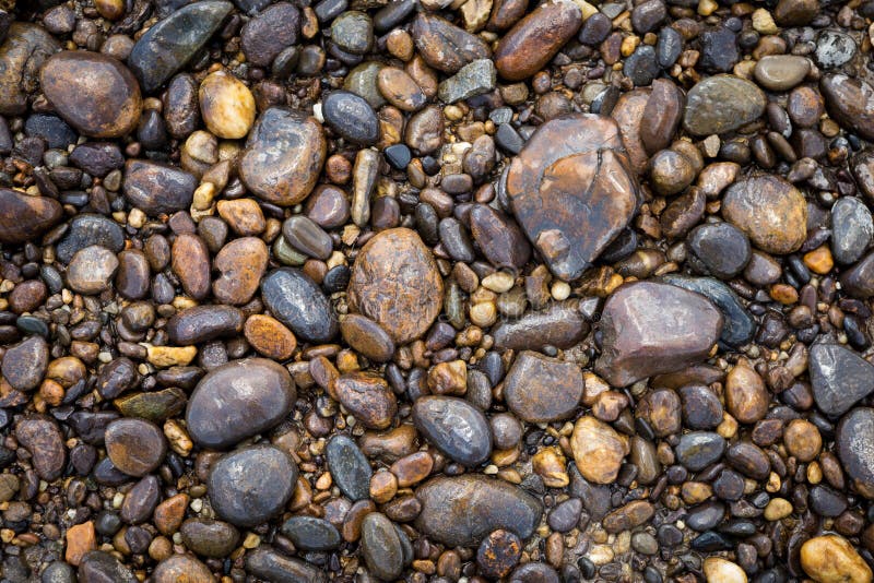 Natural Round Stone from the River Beach Stock Image - Image of stones ...