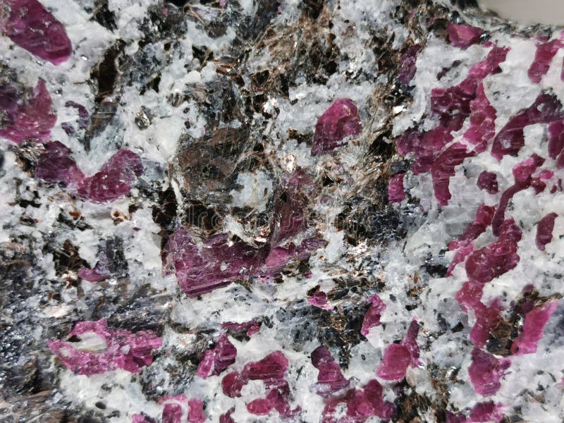 Natural Ruby Mineral Texture Stock Photo - Image of macro, jewel: 274763920