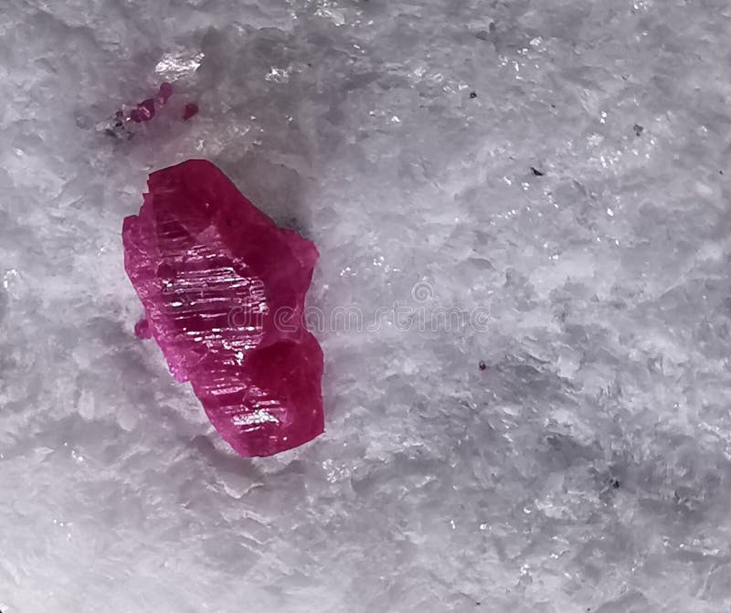 Natural Ruby Mineral Texture Stock Image - Image of material, rock ...