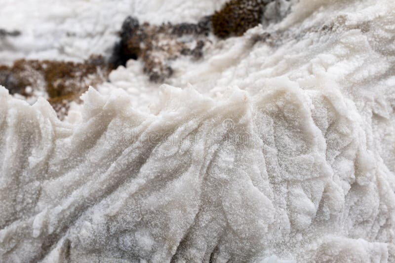 Natural Salt Rock. Salt Texture in Peruvian Stock Photo - Image of rock ...