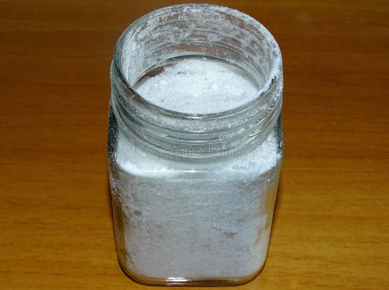 Natural Salt from Romania in a Jar Stock Photo - Image of health, salt ...