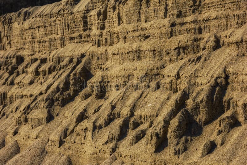 Natural Sand Abstract Forming a Textured Background Stock Photo - Image ...