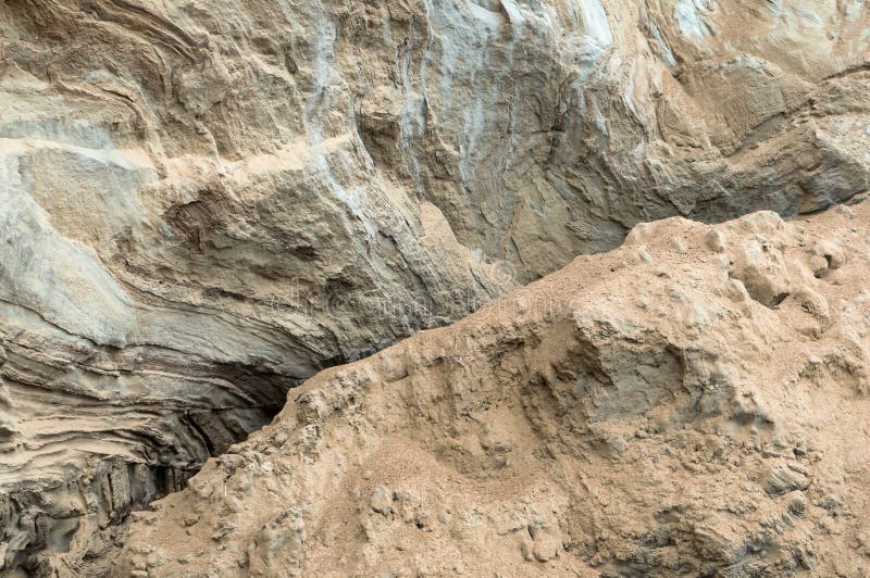 Natural Sand Background, the Texture is Light Sand Stock Photo - Image ...