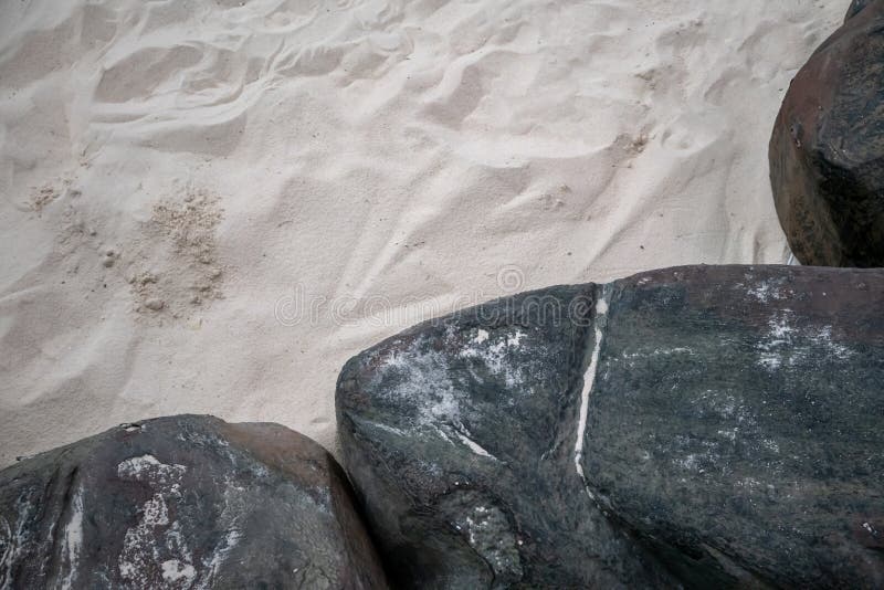 Natural Sand and Stone Garden with Selective Focus. Simplicity Stock ...