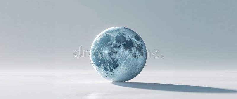 The Natural Satellite in Planetary Motion. Stock Photo - Image of ...