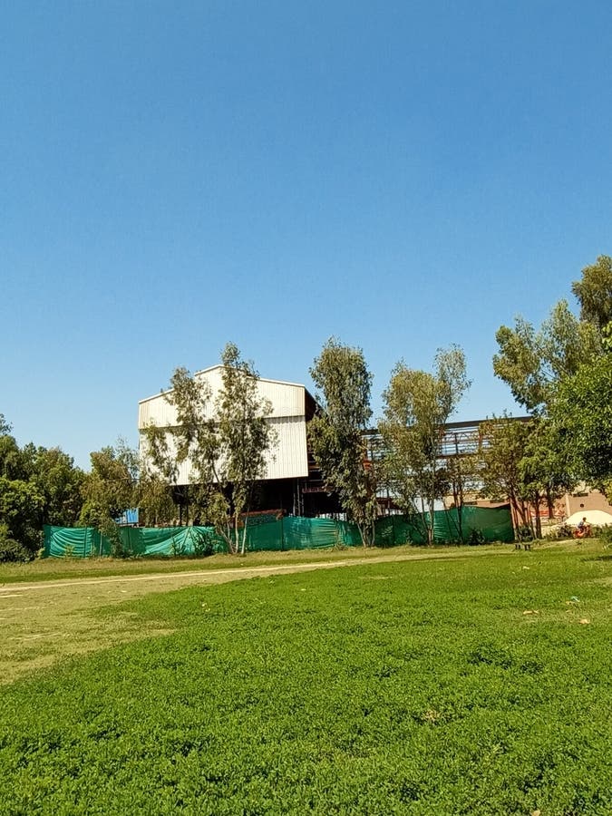 Natural Scene Park Full Sky Scene Stock Photo - Image of park, natural ...