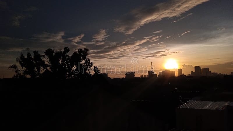 Natural Scenery Evening Vie Stock Image - Image of view, natural: 263483911