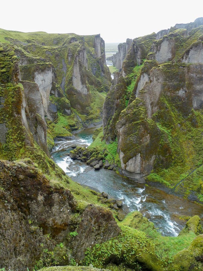 Natural scenery in Iceland stock image. Image of canyon - 59723689