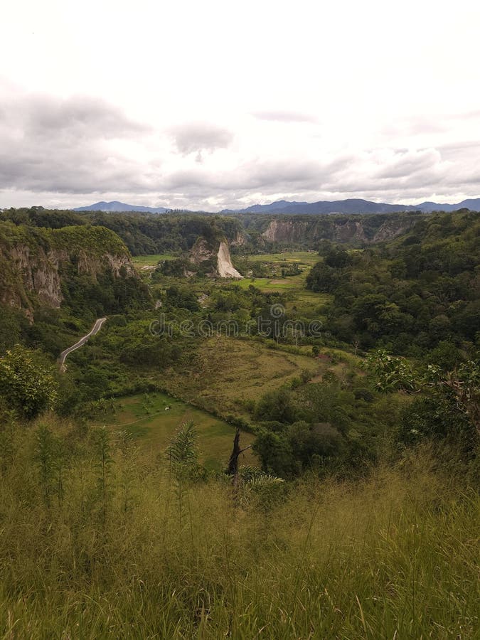 Natural Scenery of the Sianok Canyon, West Sumatra Stock Image - Image ...