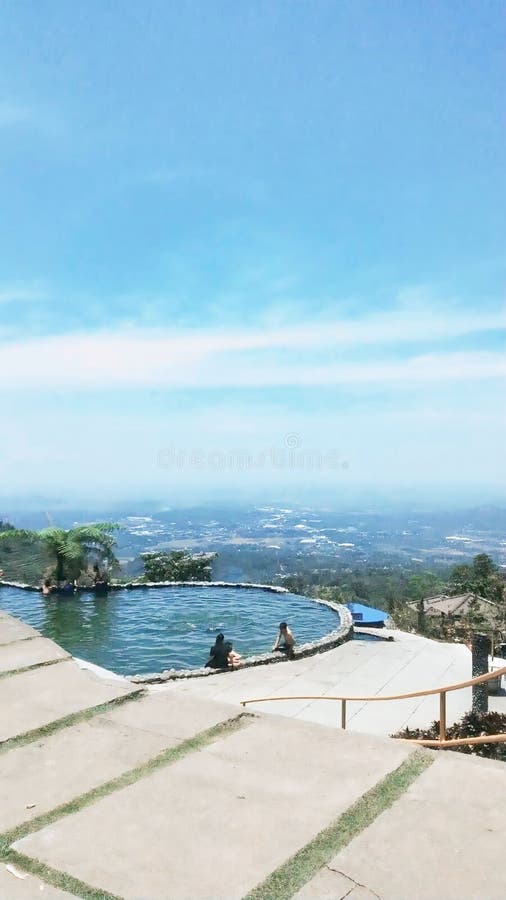 Natural Scenery from the Slopes of Mount Ungaran Semarang Indonesia ...