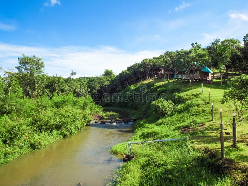 Natural Scenic View Point of River Stock Photo - Image of culture ...