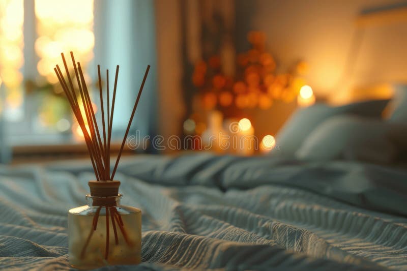 Natural Scent in Bedroom stock photo. Image of wellness - 363856690