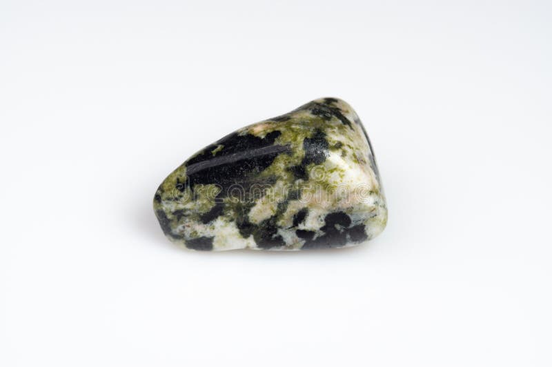 Natural Serpentine Gemstone with Unique Patterns and Textures Stock ...