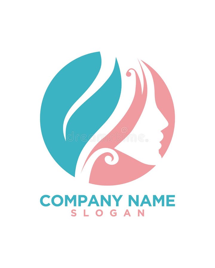 Abstract Logo Woman S Face in Profile Stock Vector - Illustration of ...