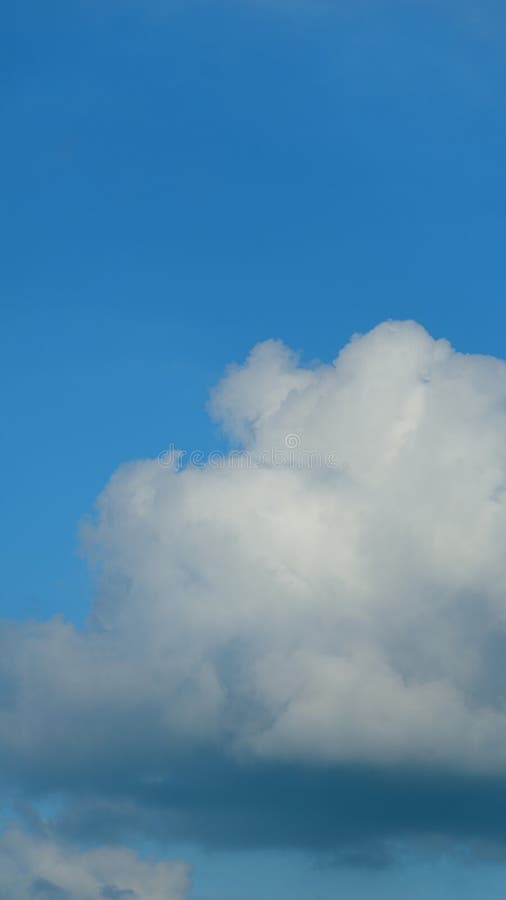 Natural Sky Beautiful Blue and White Texture Background. Clear Blue Sky ...