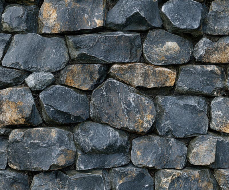 Natural Slate Stone Wall Texture in Cool Tones and Rustic Colors Stock ...