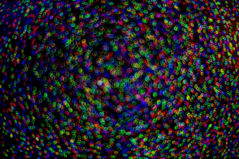 Natural Small Rgb Lens Blur on Dark Background Stock Image - Image of ...